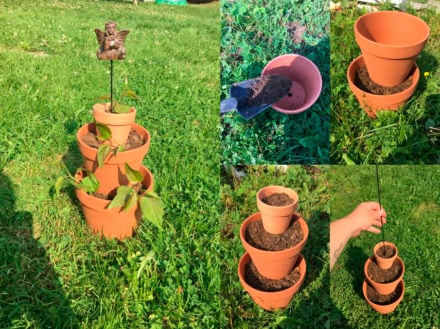 14 Flower Tower DIY Design Ideas with Planter Building Instructions