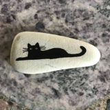 50 Best Painted Cat Rocks - Ideas and Images