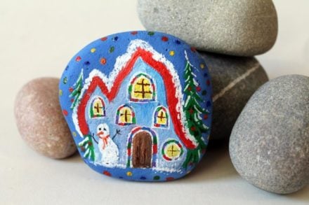 Best 50 Painted Rock Houses - Images and Ideas for Kids and Adults