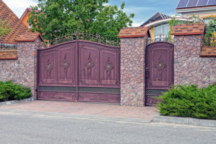 70 Ornamental Wrought Iron Gate Designs and Ideas for Fence and Driveway