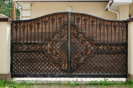 70 Ornamental Wrought Iron Gate Designs and Ideas for Fence and Driveway