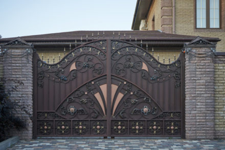 70 Ornamental Wrought Iron Gate Designs and Ideas for Fence and Driveway