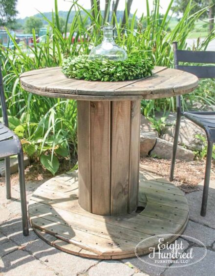 10 Cable Spool Table DIY Ideas and Plans