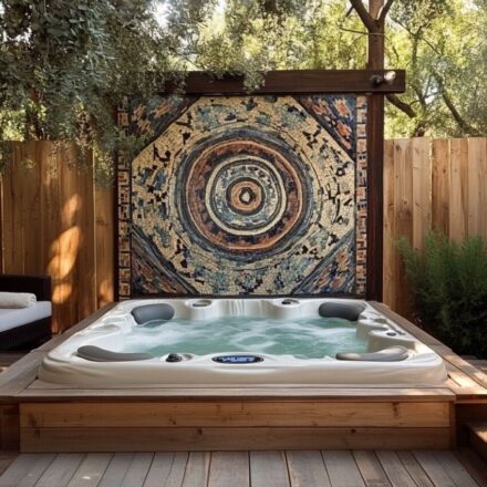 Hot Tub Privacy with Decorative Screens: 40 Ideas