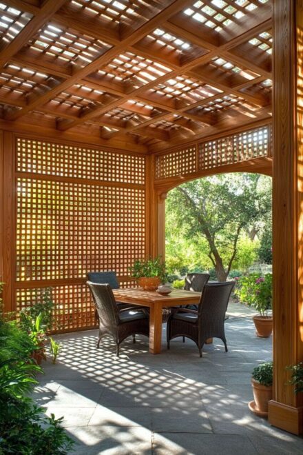 90 Stunning Lattice Panel Designs You Can DIY This Spring