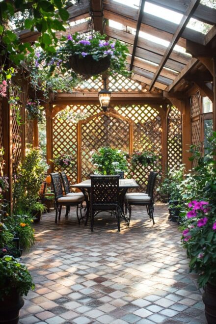 90 Stunning Lattice Panel Designs You Can DIY This Spring