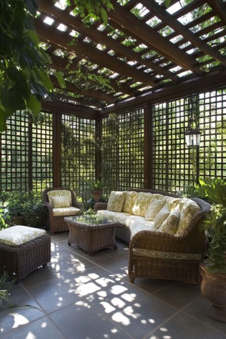 90 Stunning Lattice Panel Designs You Can DIY This Spring