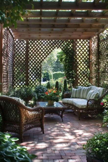 90 Stunning Lattice Panel Designs You Can DIY This Spring