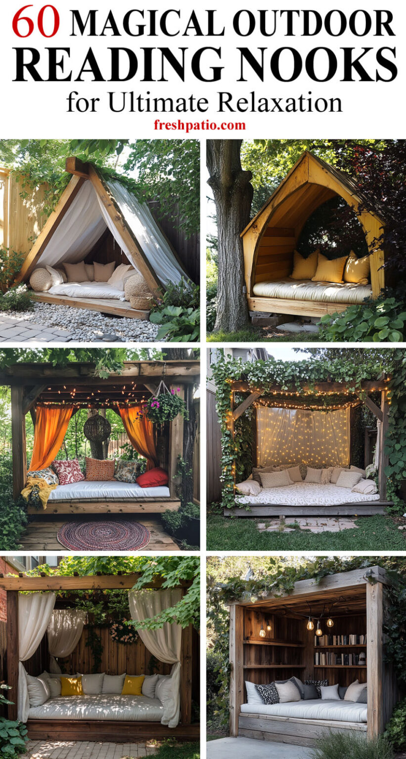 60 Magical Outdoor Reading Nooks for Ultimate Relaxation