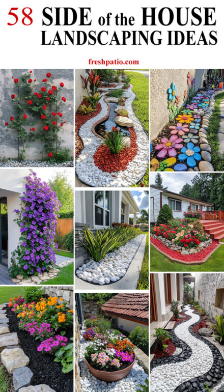 58 Side of the House Landscaping Ideas to Add Charm