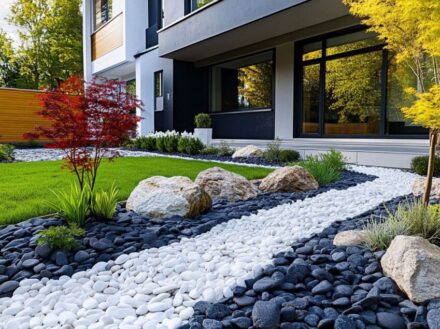 35 Amazing White Rock Landscaping Ideas