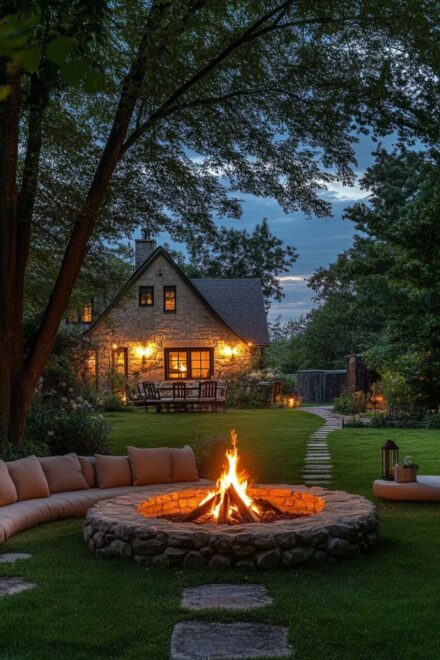 80 Inviting Fire Pit Seating Area Ideas to Elevate Your Backyard