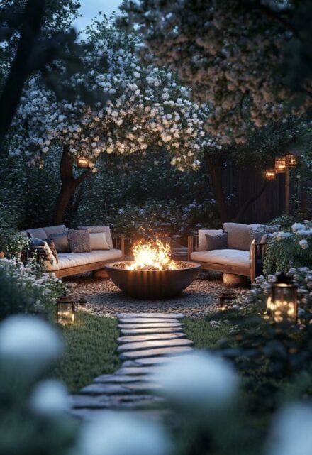80 Inviting Fire Pit Seating Area Ideas to Elevate Your Backyard