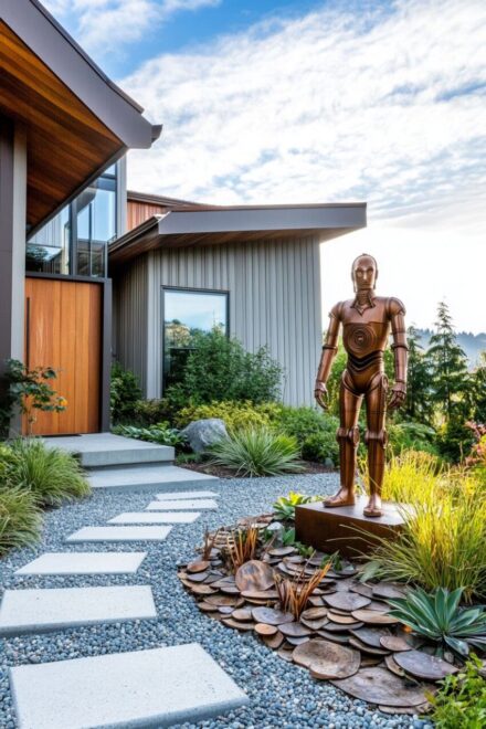 25 Fantastical Copper Abstract Sculptures for Your Modern Garden