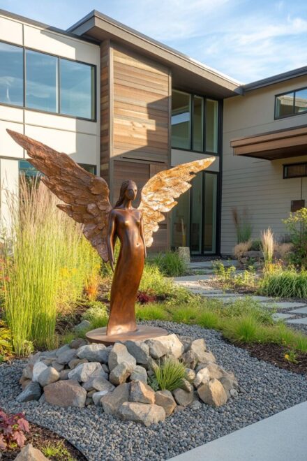 Heavenly Elegance: 22 Copper Angel Statue Ideas to Inspire Your Front ...