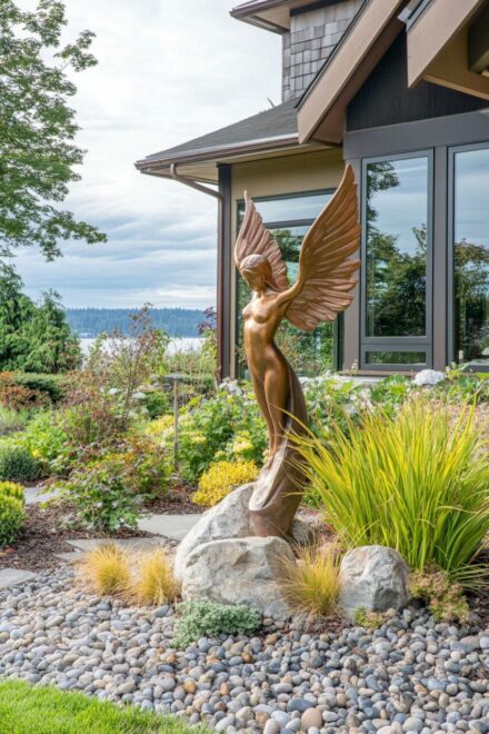 Heavenly Elegance: 22 Copper Angel Statue Ideas to Inspire Your Front ...
