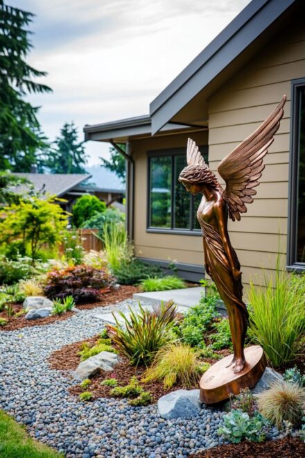 Heavenly Elegance: 22 Copper Angel Statue Ideas to Inspire Your Front ...