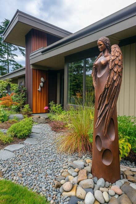 Heavenly Elegance: 22 Copper Angel Statue Ideas to Inspire Your Front ...