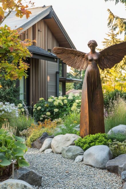 Heavenly Elegance: 22 Copper Angel Statue Ideas to Inspire Your Front ...