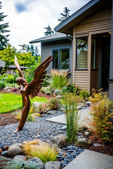 Heavenly Elegance: 22 Copper Angel Statue Ideas to Inspire Your Front ...