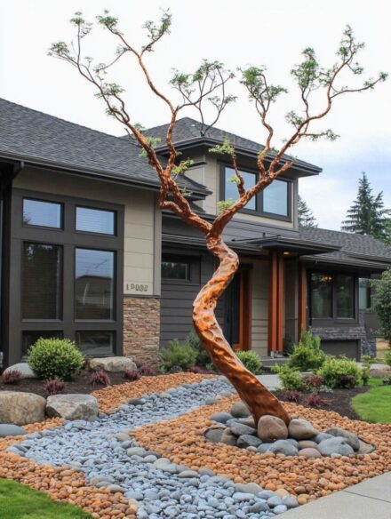 Copper Tree Sculptures: 16 Inspirations for Stunning Outdoor Art