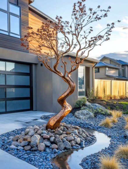 Copper Tree Sculptures: 16 Inspirations for Stunning Outdoor Art