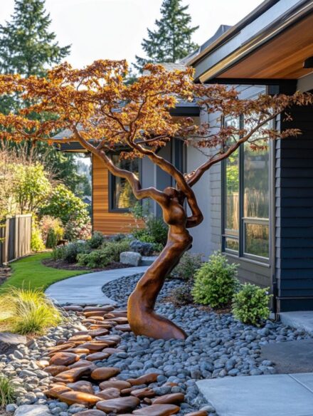Copper Tree Sculptures: 16 Inspirations for Stunning Outdoor Art
