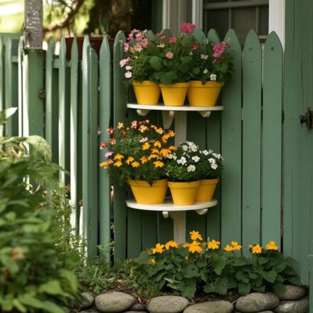 75 Beautiful Garden Corner Ideas with Flower Pots