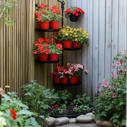 75 Beautiful Garden Corner Ideas with Flower Pots