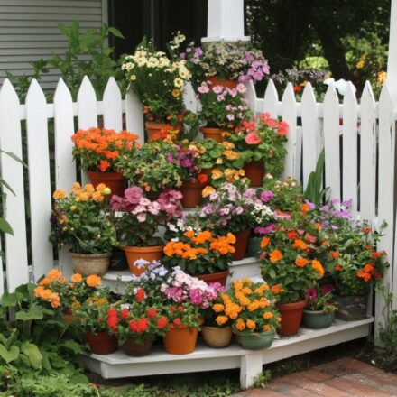 75 Beautiful Garden Corner Ideas with Flower Pots