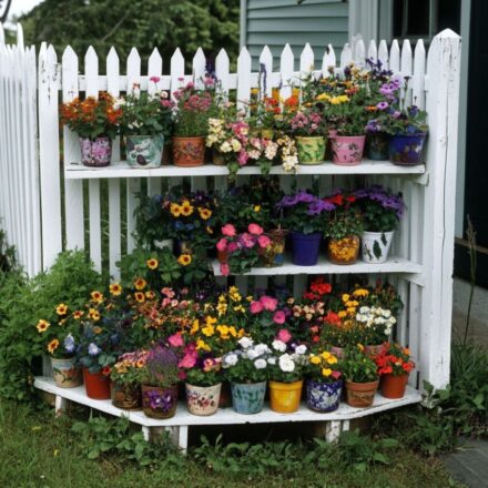 75 Beautiful Garden Corner Ideas with Flower Pots