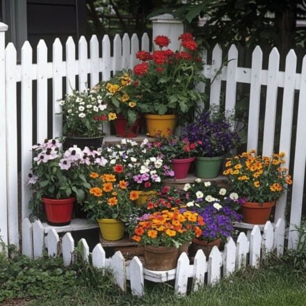 75 Beautiful Garden Corner Ideas with Flower Pots