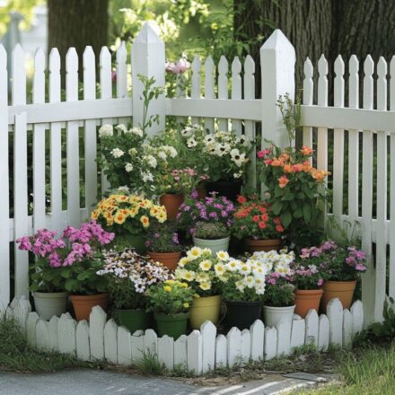 75 Beautiful Garden Corner Ideas with Flower Pots