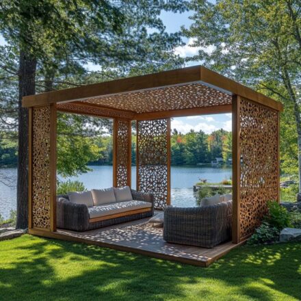 18 Small Pergola Enclosure Ideas for DIY Designs