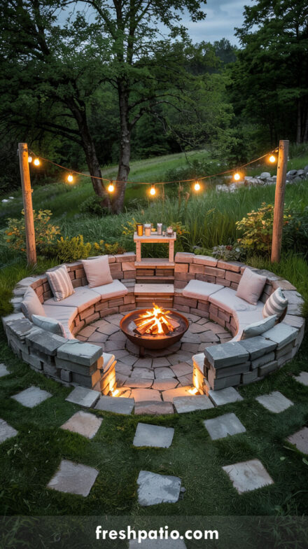 Sloped Yard Design: 26 Landscaping Ideas for Retaining Walls, Fire Pits ...