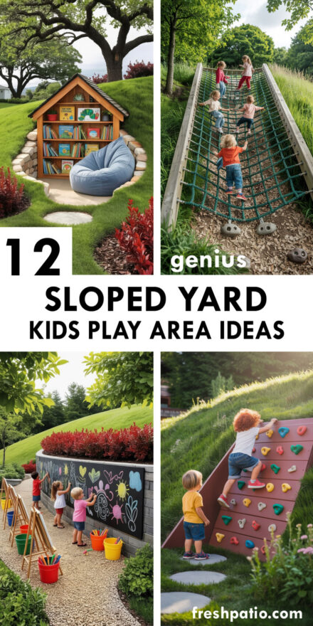 12 Genius Sloped Yard Play Area Ideas for Kids